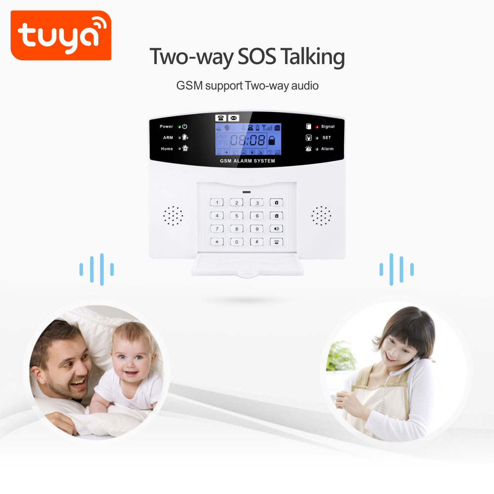 "Smart Home Alarm: Discover the Tuya 8 Zone WiFi and GSM Kit